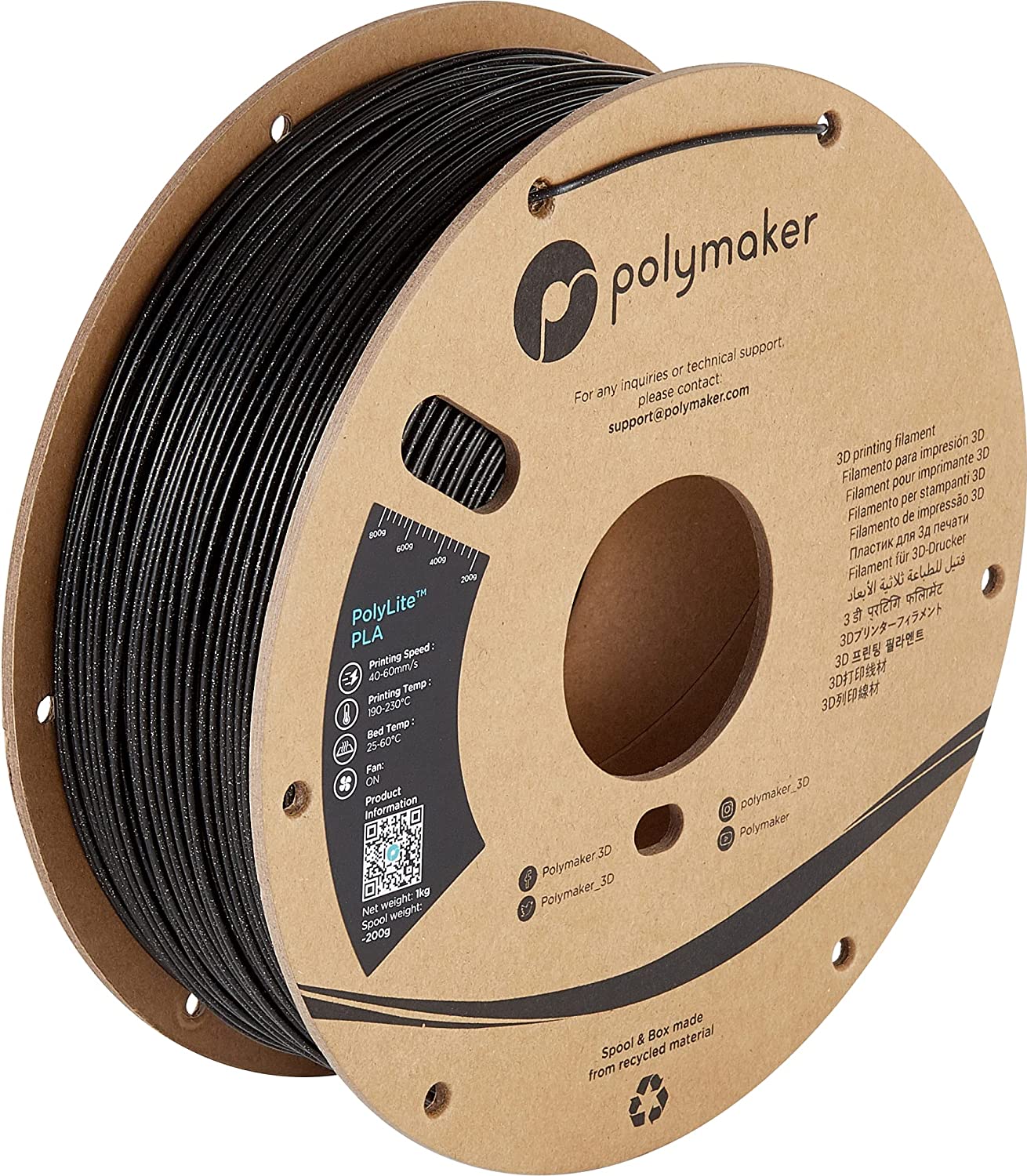 Polymaker PolyLite PLA Galaxy 1,75mm 1000g – 3D Material-Shop